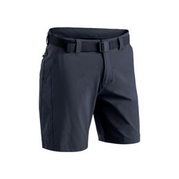 Funktionsshorts Maier Sports "Nil Short M" Gr. 50, Normalgrößen, blau (dunkelblau), Herren, 90% Polyamid, 10% Elasthan, Hosen, Herren Shorts, kurze Wanderhose, Outdoorhose 4 Taschen, Regular Fit