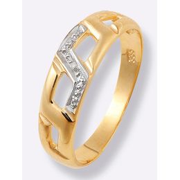 Fingerring Lady Fingerringe Gr. 16, Metall-Metall, goldfarben (gelbgold 375) Damen