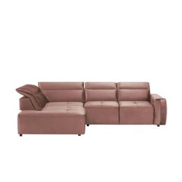 switch Ecksofa Colombo ¦ rosa/pink ¦ Maße (cm): B: 296 H: 103 T: 227