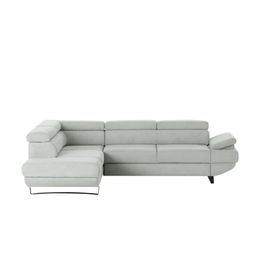 switch Ecksofa aus Mikrofaser Gio ¦ grau ¦ Maße (cm): B: 263 H: 88 T: