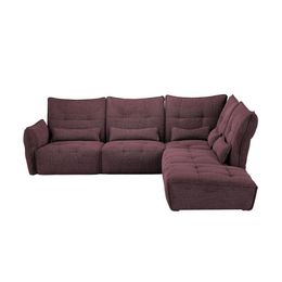 Höffner Ecksofa Jeaneva ¦ rot ¦ Maße (cm): B: 320 H: 101 T: 275