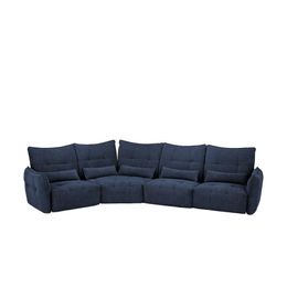 Höffner Ecksofa Jeaneva ¦ blau ¦ Maße (cm): B: 471 H: 101 T: 200