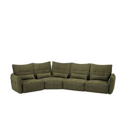 Höffner Ecksofa Jeaneva ¦ grün ¦ Maße (cm): B: 471 H: 101 T: 200