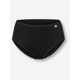 Speidel sheego Gro&szlig;e Gr&ouml;&szlig;en H&uuml;ftslip mit elastischen Abschl&uuml;ssen, schwarz, Gr&ouml;&szlig;e 46 - Damen