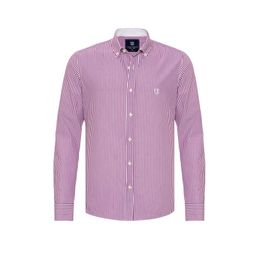 Jimmy Sanders Hemd Herren Größe XXL magenta / weiß