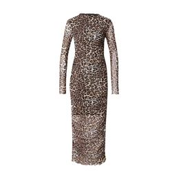 Modstr&ouml;m modstr&ouml;m Kleid 'Gwen' Damen Gr&ouml;&szlig;e 42 hellbeige / braun / brokat / schwarz Winterkleid