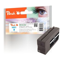 Peach Tintenpatrone schwarz ersetzt HP No. 950 bk