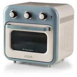 Ariete Heissluftfritteuse "4632BL" Fritteusen Vintage Backofen und Rotisserie in Einem, 16 L grün blau (blau, weiß, beige)