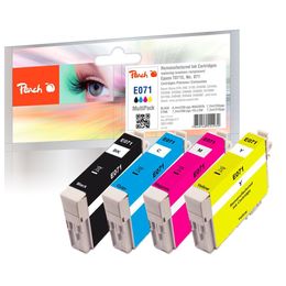 Peach Spar Pack Tintenpatronen ersetzt Epson T0715