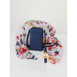 WITT Damen Handytasche + Schal + Armbanduhr, marine, Größe 0