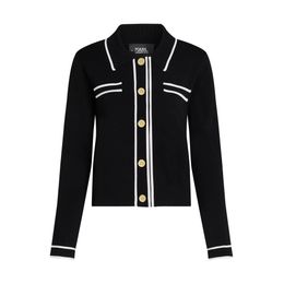 K by KARL LAGERFELD Karl Lagerfeld Strickjacke Damen Gr&ouml;&szlig;e XXL schwarz / wei&szlig;