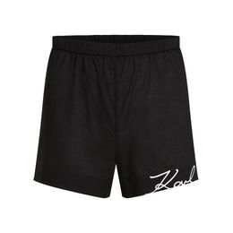 K by KARL LAGERFELD Karl Lagerfeld Badeshorts Damen Gr&ouml;&szlig;e L schwarz / wei&szlig;