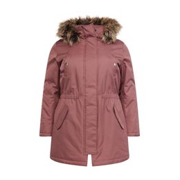 Only Carmakoma Parka 'Irena' Damen Gr&ouml;&szlig;e 7XL Gro&szlig;e Gr&ouml;&szlig;en kitt / altrosa Winterjacke