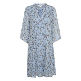 PART TWO Kleid 'Elka' Damen Gr&ouml;&szlig;e 42 ecru / himmelblau / schwarz Sommerkleid