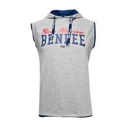 BEN LEE Benlee Shirt 'Epperson' male size L Blue / mottled grey / Cherry red