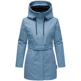 Navahoo Parka Damen Gr&ouml;&szlig;e S hellblau / schwarz