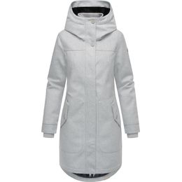 Ragwear Mantel 'Jannisa' Damen Gr&ouml;&szlig;e XL graumeliert
