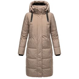 Marikoo Mantel Damen Gr&ouml;&szlig;e XL beige / schwarz