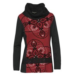 Koroshi Shirt Damen Gr&ouml;&szlig;e XL rot / schwarz