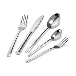 Tchibo Besteck-Set - Silber - Edelstahl