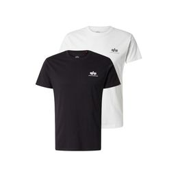 Alpha Industries T-Shirt Herren Gr&ouml;&szlig;e XS schwarz / wei&szlig;