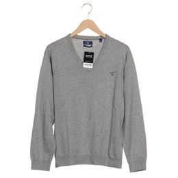 Gant Herren Pullover, grau, Gr. 52