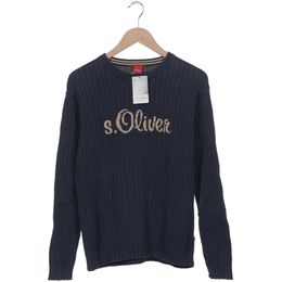 s.Oliver Herren Pullover, blau, Gr. 48