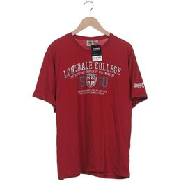 Lonsdale London Herren T-Shirt, rot, Gr. 56