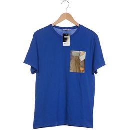 WEEKDAY Herren T-Shirt, blau, Gr. 48