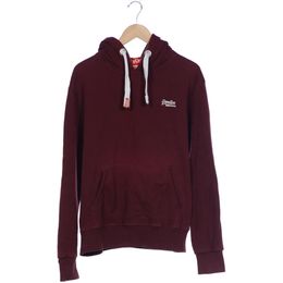 Superdry Herren Kapuzenpullover, bordeaux, Gr. 52