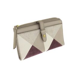 Fossil Damen Portemonnaie, beige, Gr.