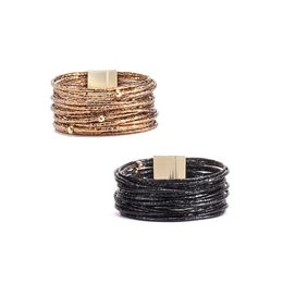 Lascana Wickelarmband Set mehrfarbig Gr. für Damen. Mit Zierperlen