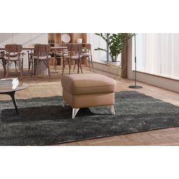 Sit & More Polsterhocker SIT & MORE "Astoria" Hocker Gr. B/H/T: 63cm x 48cm x 74cm, Luxus-Microfaser ALTARA NUBUCK, mit Stauraum, braun (macciato) Passend zur "Astoria"-Serie