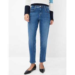 Röhrenjeans Brax "Style MILEY S", Damen, Gr. 36, Normalgrößen, blau, 94% Baumwolle, 4% Polyester, 2% Elasthan, Jeans