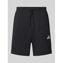 adidas Sportswear Sweatshorts mit Viskose-Anteil und Label-Print