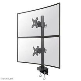 Neomounts Monitor-Halterung FPMA-D960DVBLACKPLUS schwarz für 2 Monitore, Tischklemme