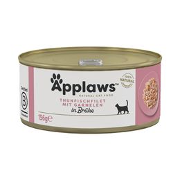 Applaws Cat Thunfischfilets und Garnelen 24x156g