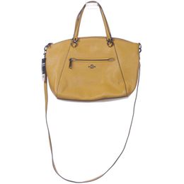 Coach Damen Handtasche, gelb, Gr.