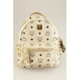 MCM Damen Rucksack, cremeweiß, Gr.