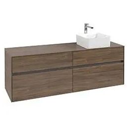 Villeroy & Boch Villeroy und Boch Collaro Waschtischunterschrank C05100VH 160 x 54,8 x 50 cm, Waschtisch rechts, Arizona Oak