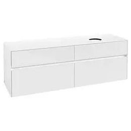 Villeroy & Boch Villeroy und Boch Collaro Waschtischunterschrank C05100DH 160 x 54,8 x 50 cm, Waschtisch rechts, Glossy White