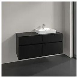 Villeroy & Boch Villeroy und Boch Collaro Waschtischunterschrank C07200VL 120x54,8x50cm, Waschtisch rechts, volcano black