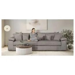 Big-Sofa Home Affaire "Soft&Cosy XXL" Sofas Gr. B/T: 303cm x 123cm, Cord, grau (taupe) Mega Sofa, in Cord, inklusive Kissen Bestseller