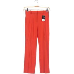 Zara Damen Stoffhose, orange, Gr. 0