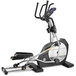 Crosstrainer BH FITNESS "i.FDC19 G860I", grau (grau, gelb), CrosstrainerB:70cm H:170cm L:185cm, Schwungmasse ca. 35 kg, 24 Widerstandsstufen, B:70cm H:170cm L:185cm