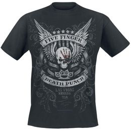 Five Finger Death Punch No Regrets T-Shirt schwarz in 4XL FFDPA300-4XL