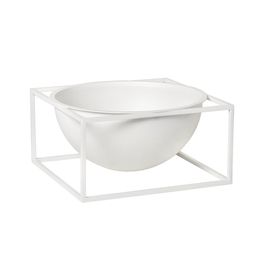 Audo - Kubus Bowl Centerpieces H 11.5 cm, large / weiß