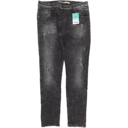 PLEASE Damen Jeans, schwarz, Gr. 0