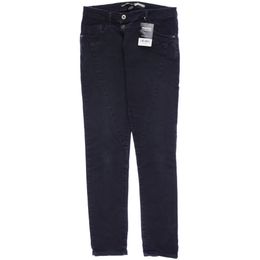 PLEASE Damen Jeans, schwarz, Gr. 0