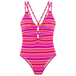s.Oliver Badeanzug Damen Gr&ouml;&szlig;e XXL orange / pink / fuchsia / dunkelpink
